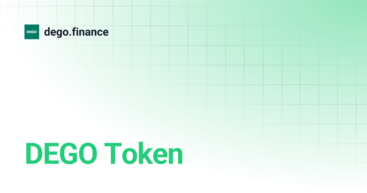 DEGO Token | dego.finance